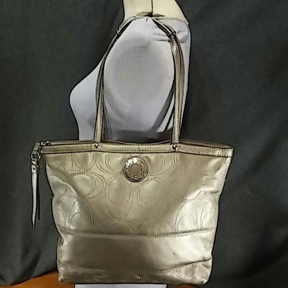 Coach | Bags | Coach Gold Purse | Poshmark